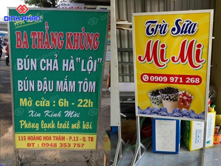 Làm Bảng Hiệu Đứng Bảng Quảng Cáo Đứng Giá Rẻ